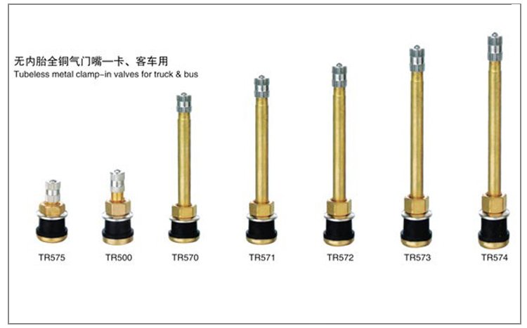 Tubeless Car Tire Valves