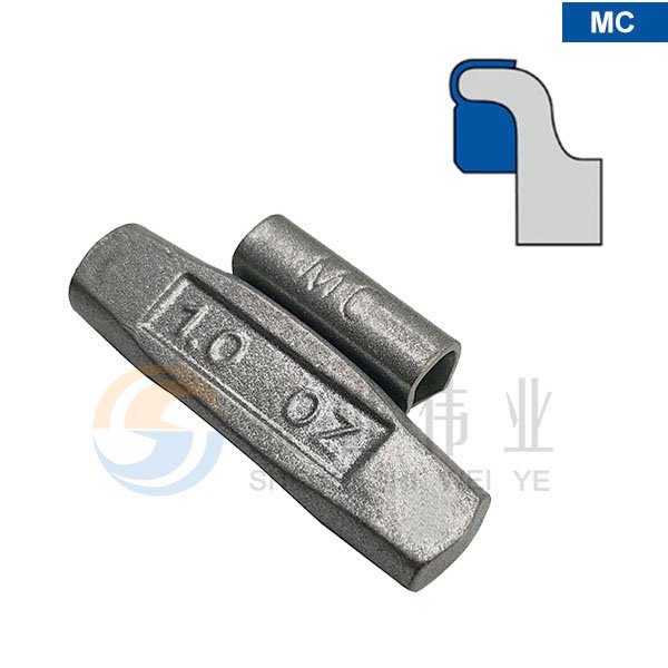 clip on wheel weight MC type